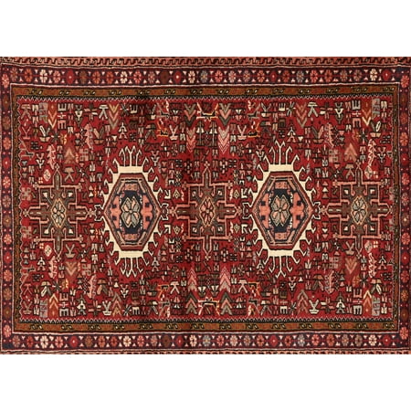 Ahgly Company Indoor Rectangle Traditional Cranberry Red Persian Area ...