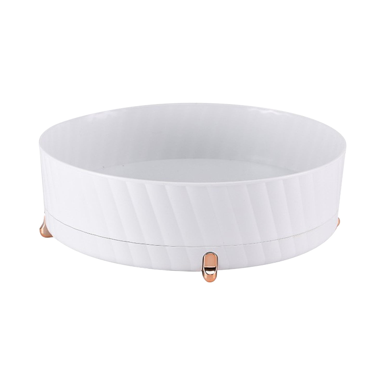 Tuphregyow Nut And Candy Serving Tray, Round Plastic Platters Food ...