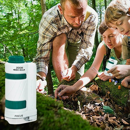 Value for Money: 200x Children's Portable Microscope Outdoor Handheld ...