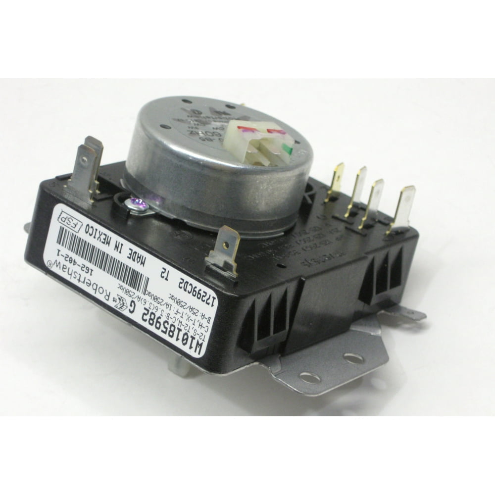 Genuine Whirlpool Timer WPW10185982 - Walmart.com - Walmart.com