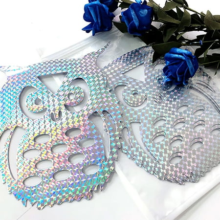 Sticky Owl Type Flash Bird Repellent Piece Fake Owl Reflector Orchard ...