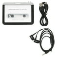 Cassette Player, USB Cassette Tape Player Clear ABS For PCs - Walmart.com