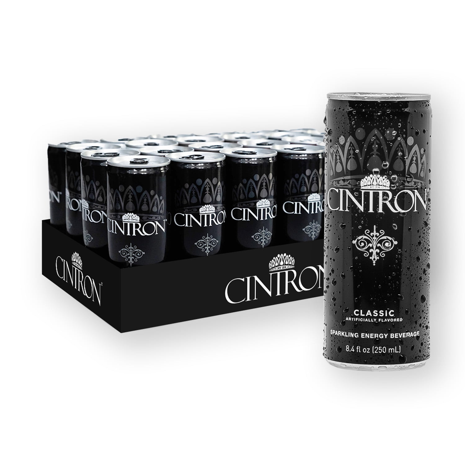 Cintron World Sparkling Energy Drink, Classic (8.4 oz, 24 Pack ...