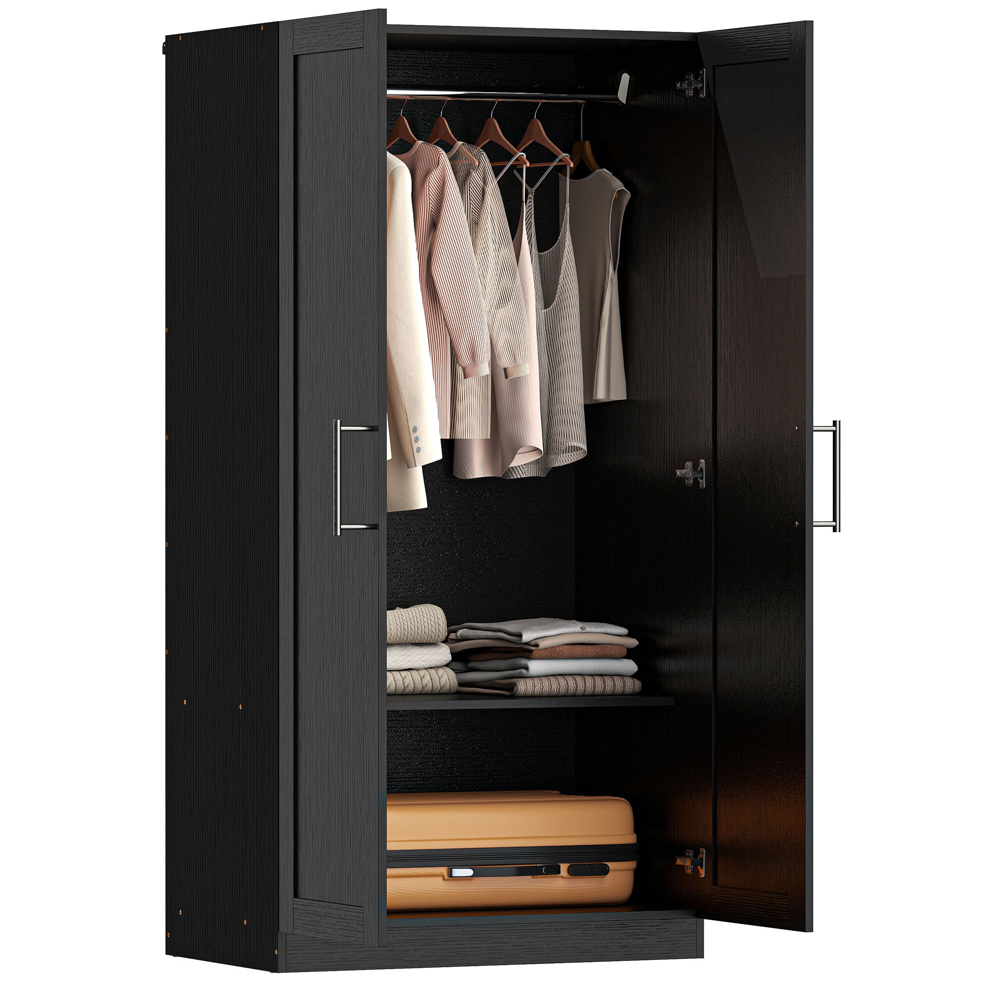 Click here for Homcom Modern Armoire Wardrobe Closet  2 Door Ward... prices