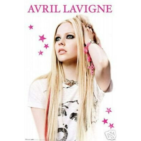 Avril Lavigne Poster Tiara R rated Belt Buckle Art Poster 24x36 Multi ...