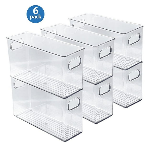 Deep Plastic Kitchen Storage Organizer Container Bin for Pantry ...