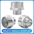 BDKWID-304 Stainless Steel Pipe Fitting, Reducer Hex Nipple 1-1/4" NPT ...
