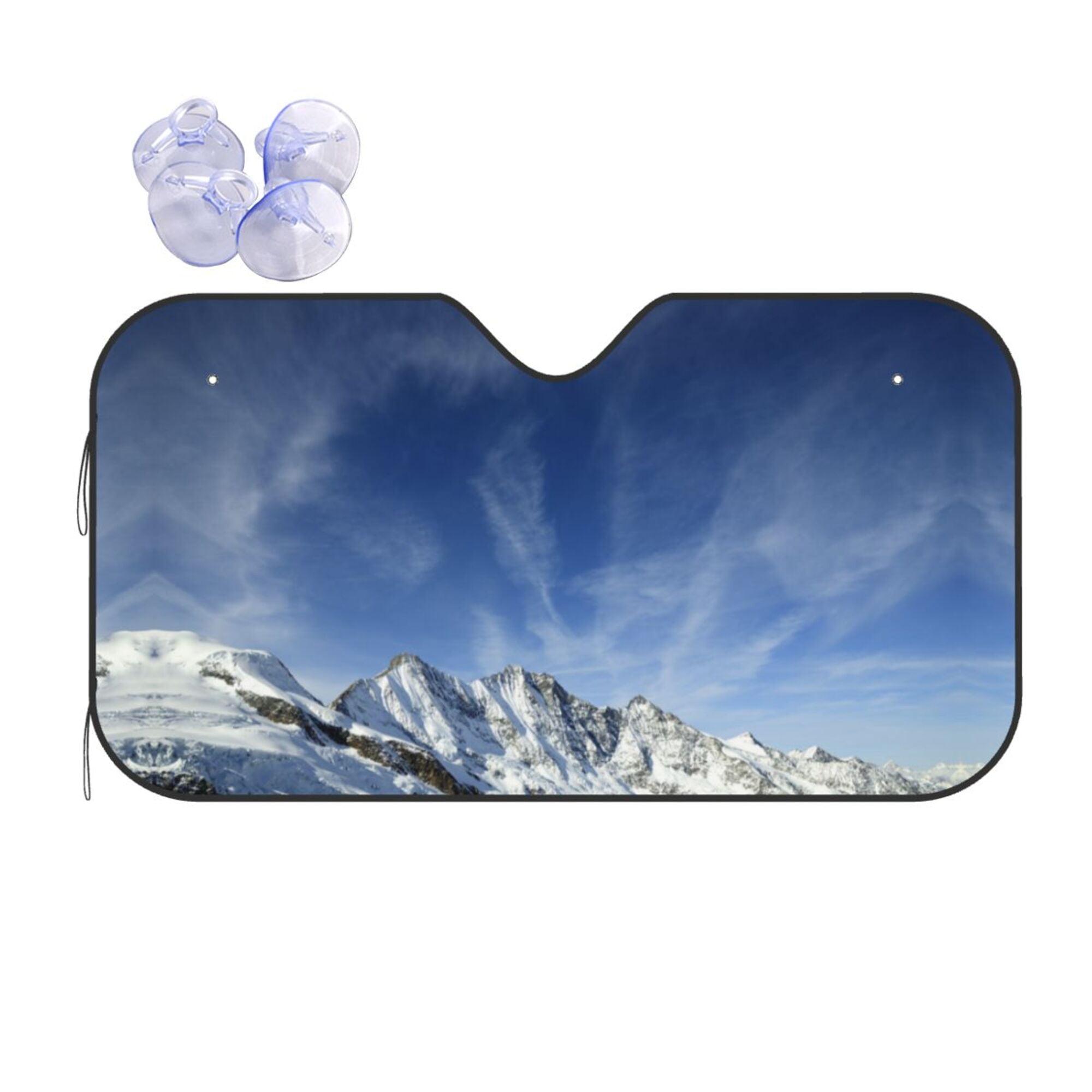 XMXY Car Sun Shade Windshield, Sunny Alps Automotive Front Window Sun ...