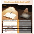 2026 Gen 2 Book Light for Reading- 32 Eye Caring Full Spectrum LED, 5 ...