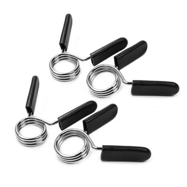 Universal 28mm Barbells Spring Clips 1'' Steel Weight Bar Clamps Lock ...