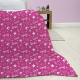 Barbie Fleece Blanket Throw - Walmart.com