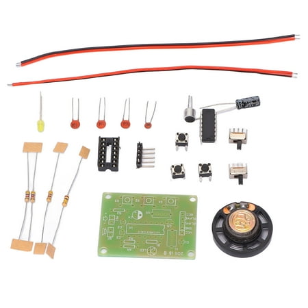 Senjay DIY Sound Recording Board,Voice Recording Module Kit ABS DIY ...