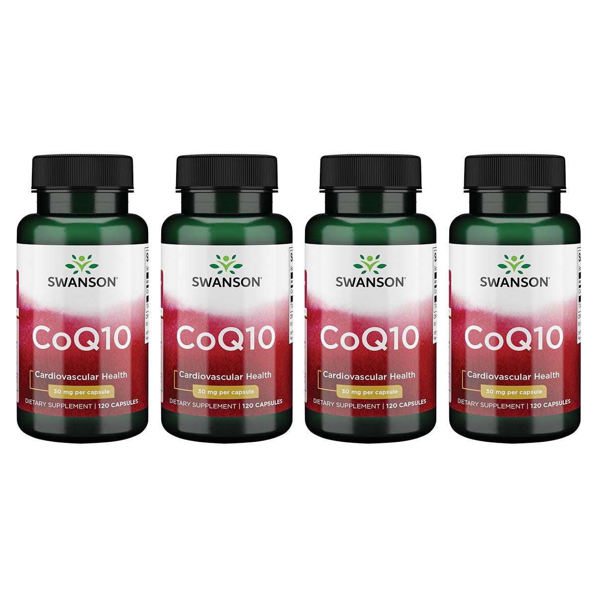 Swanson Coq10 30 mg 120 Caps 4 Pack - Walmart.com