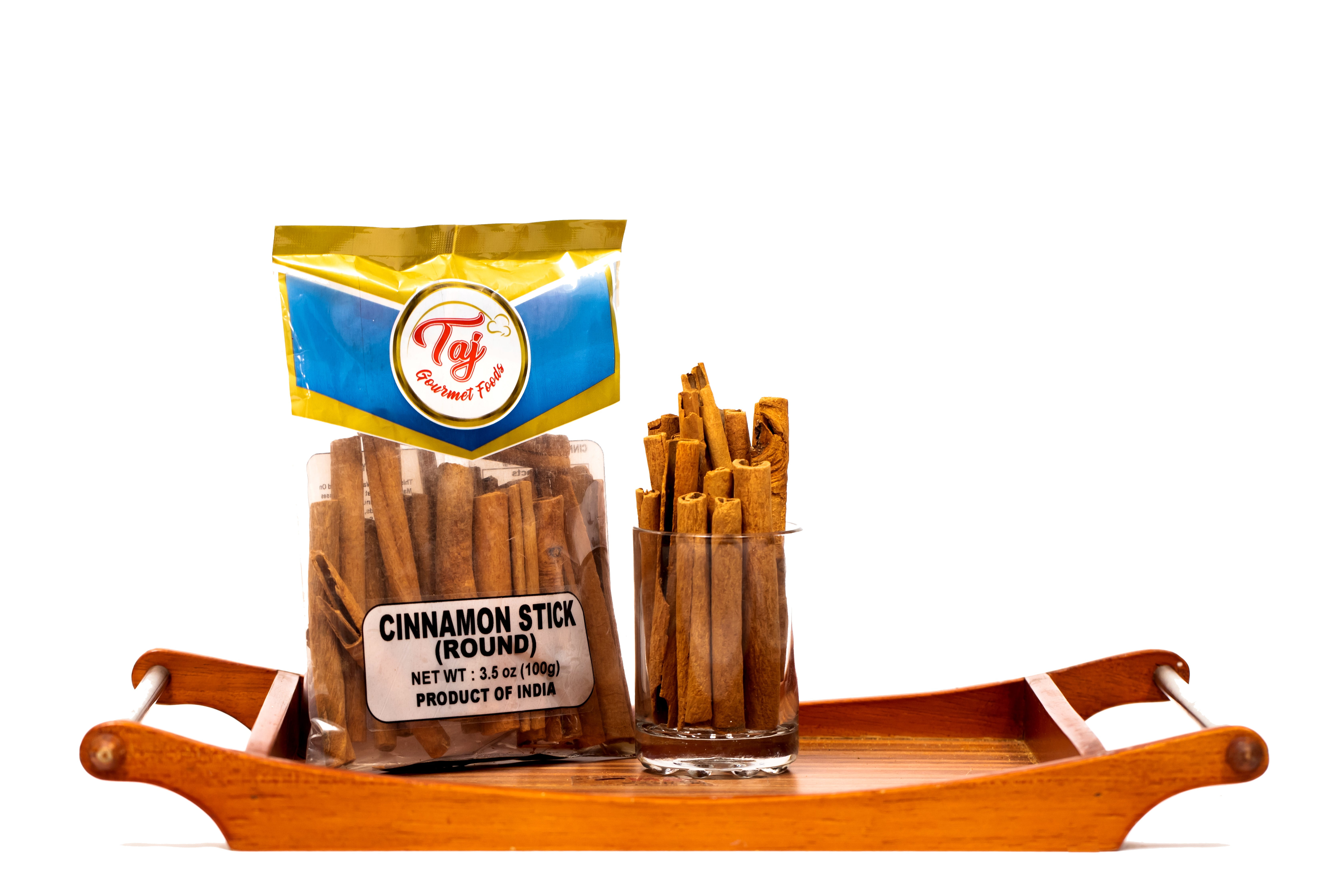 TAJ Premium Indian Cinnamon Stick Round, Dalchini, 100 grams - Walmart.com