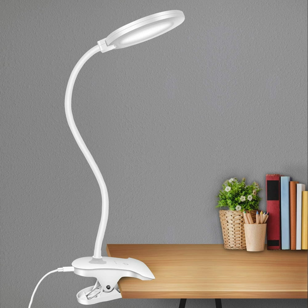 Clamp LED Desk Lamp, Flexible Gooseneck Table Lamp, 3 Lighting Modes ... Clamp LED Desk Lamp, Flexible Gooseneck Table Lamp, 3 Lighting Modes ...