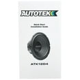 Autotek ATK12D4 ATK Series 12-Inch 800-Watt Dual-Voice-Coil Dual-4-Ohm ...