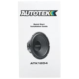 Autotek ATK12D4 ATK Series 12-Inch 800-Watt Dual-Voice-Coil Dual-4-Ohm ...