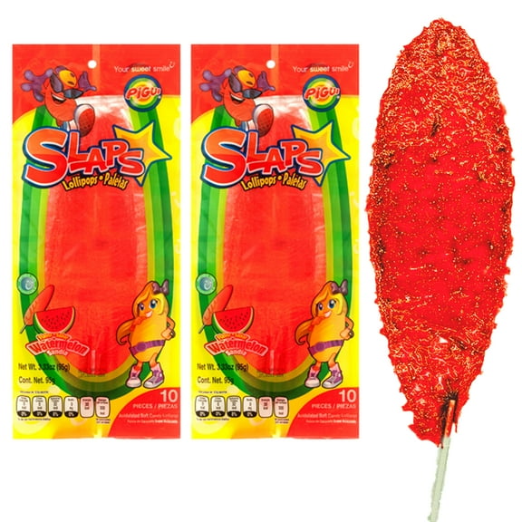 20 Pc Slaps Doblex Picosita Flavor Paletas Spicy Lollipops Mexican Pops ...