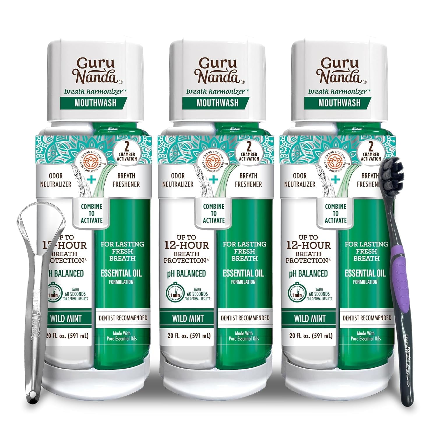 Click here for Gurunanda Dual Barrel Breath Harmonizer Mouthwash... prices