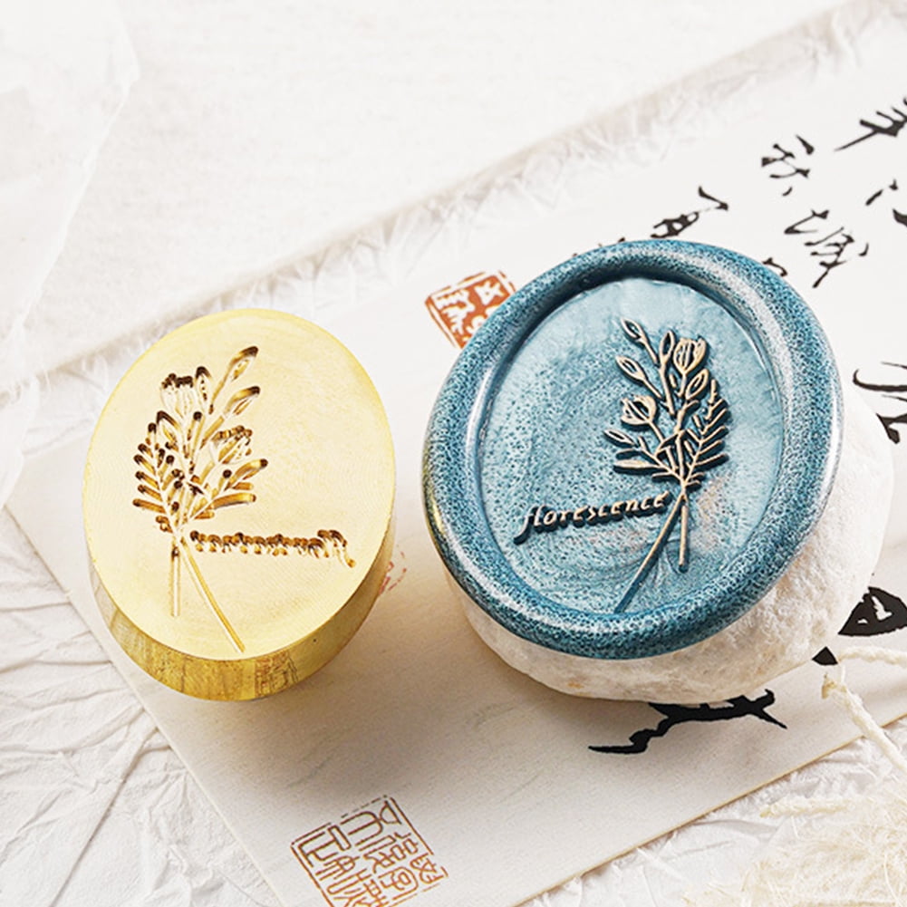 YUANHUILI Fragrance Sealing Stamp Head Oval Copper for Wedding ...
