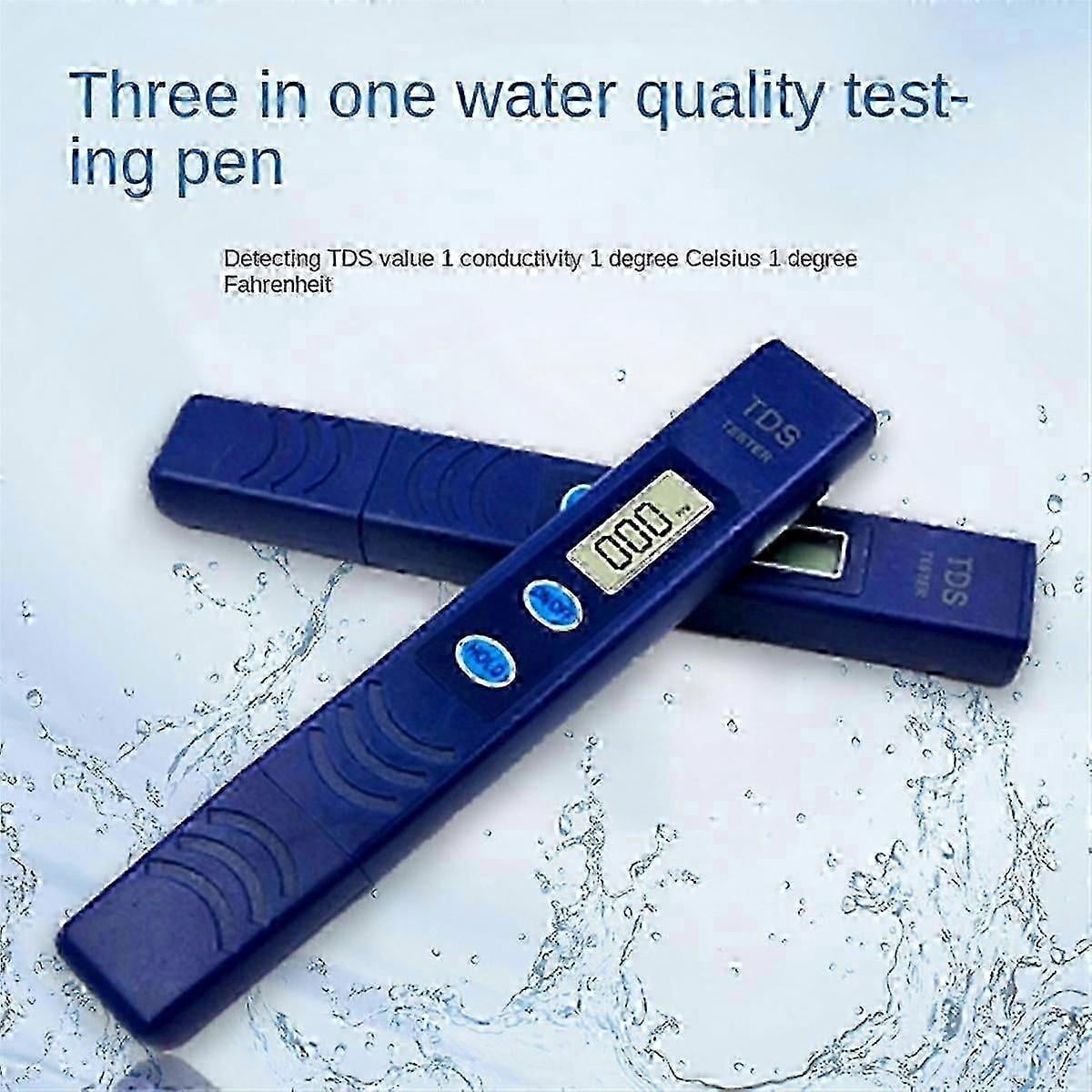 Water Quality Tester, 3 in 1 Drinking Water Tester, Portable Drinking ...