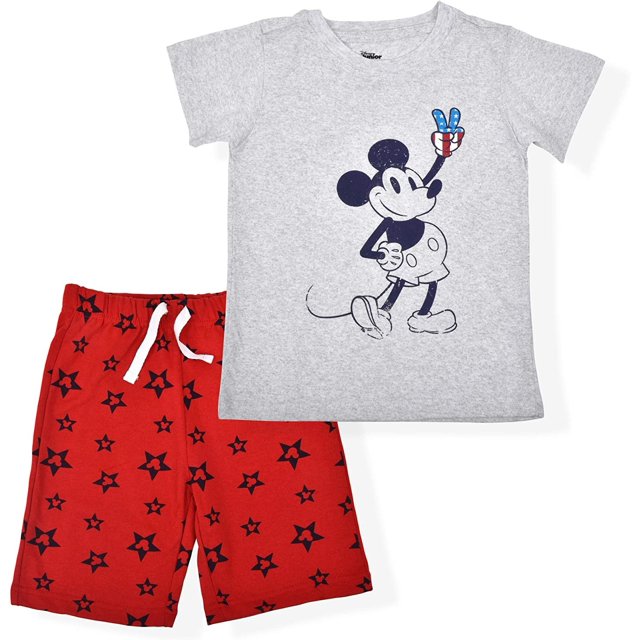 Mickey Mouse Boys 2 Piece Character Short Set, 4-7 - Walmart.com