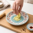 Ceramic Garlic Grater Plate Bowl,Multi‑purpose Spanish Tomato Grating ...