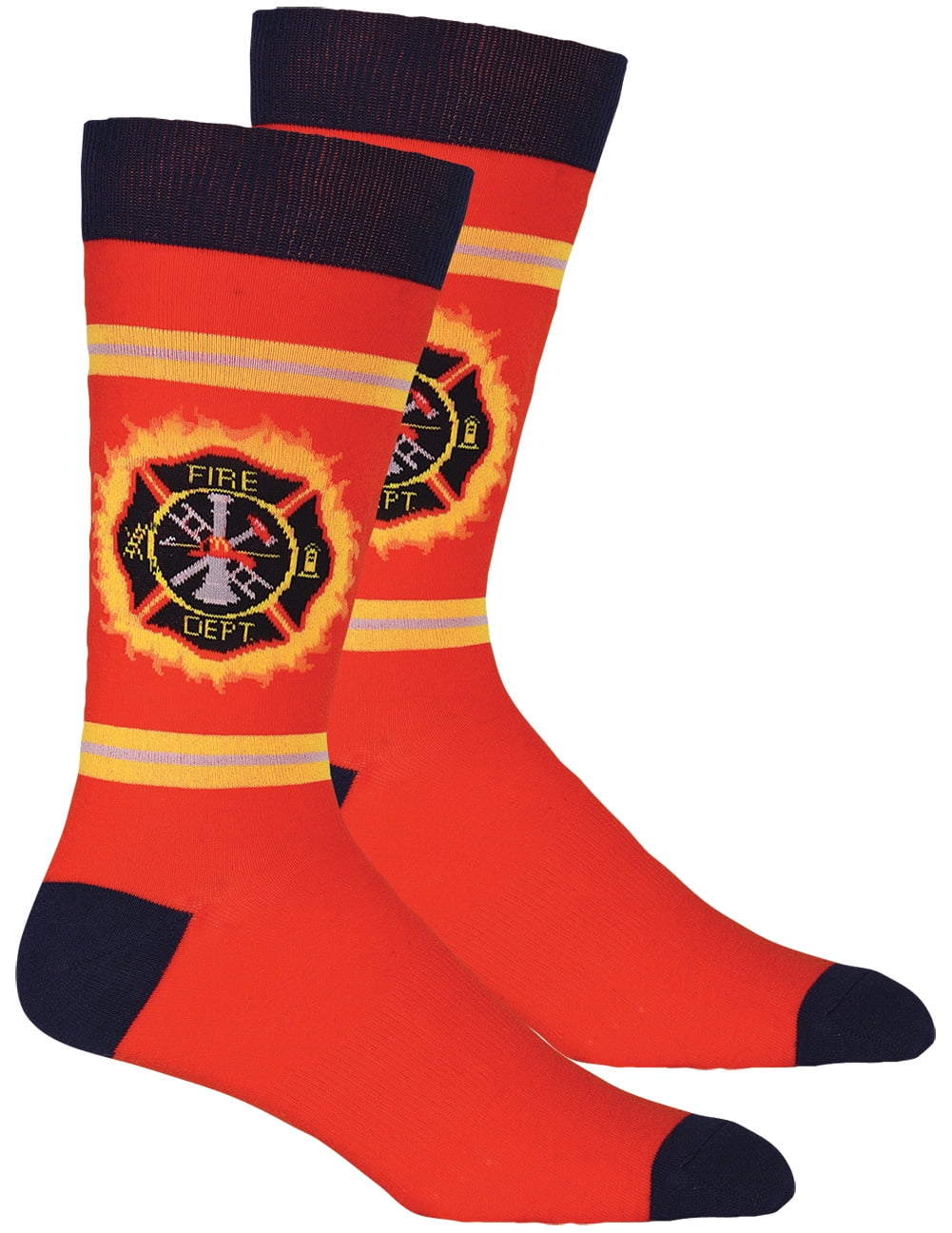 Johnson Smith Co. - K BELL - Firefighter Emblem Crew Socks - One Size ...