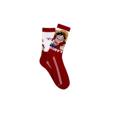 One Piece Anime Zoro and Skull 2-Pack Crew Socks for Men and Women ...
