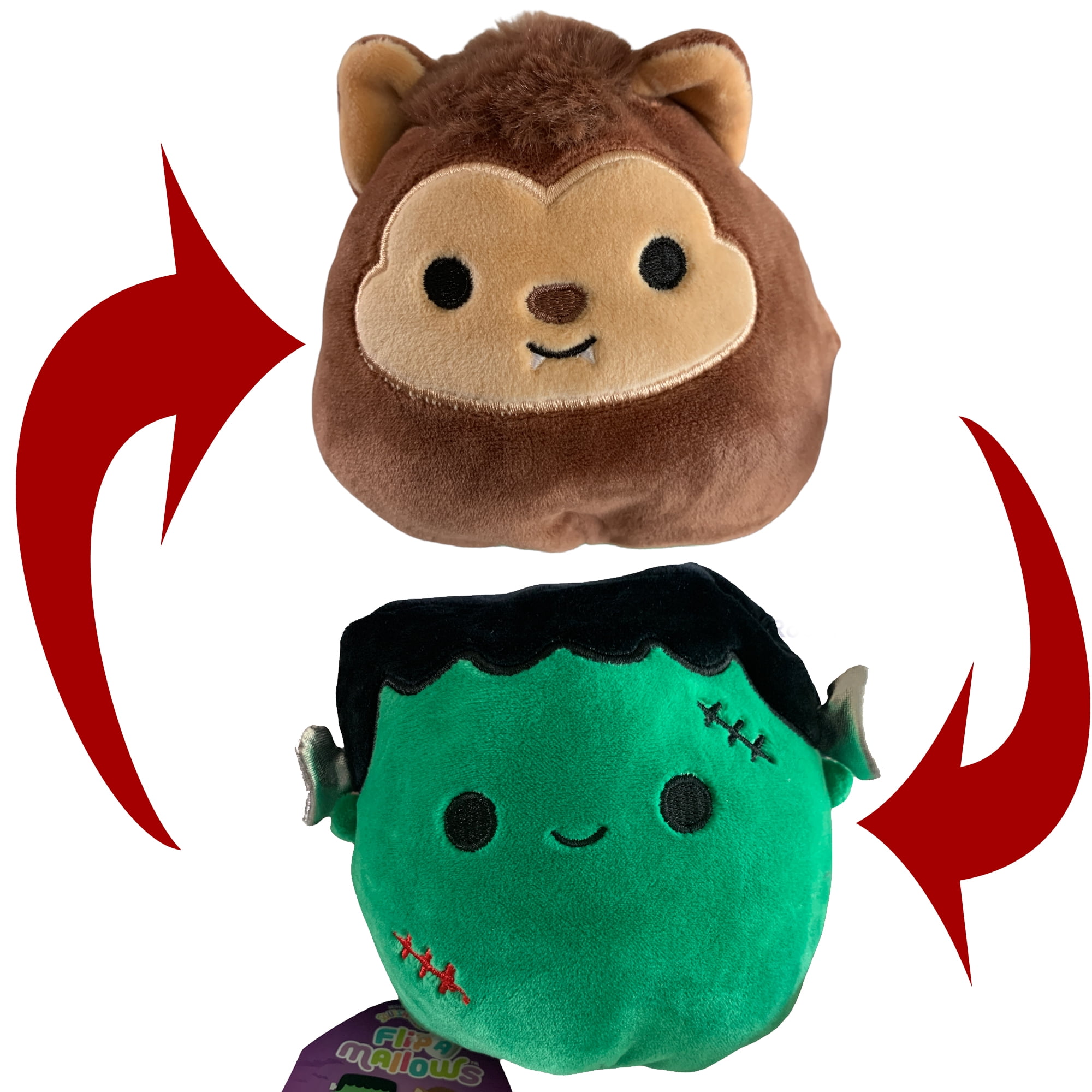 Squishmallow 5” Wade the Werewolf / Marcus FLIPAMALLOW - Walmart.com