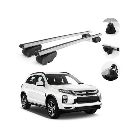 Roof Rail Rack Alu Cross Bars Luggage Carrier For Mitsubishi Outlander ...