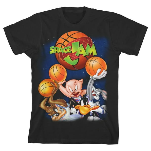 Youth Boys’ Space Jam Short-Sleeve T-Shirt-Large - Walmart.com ...