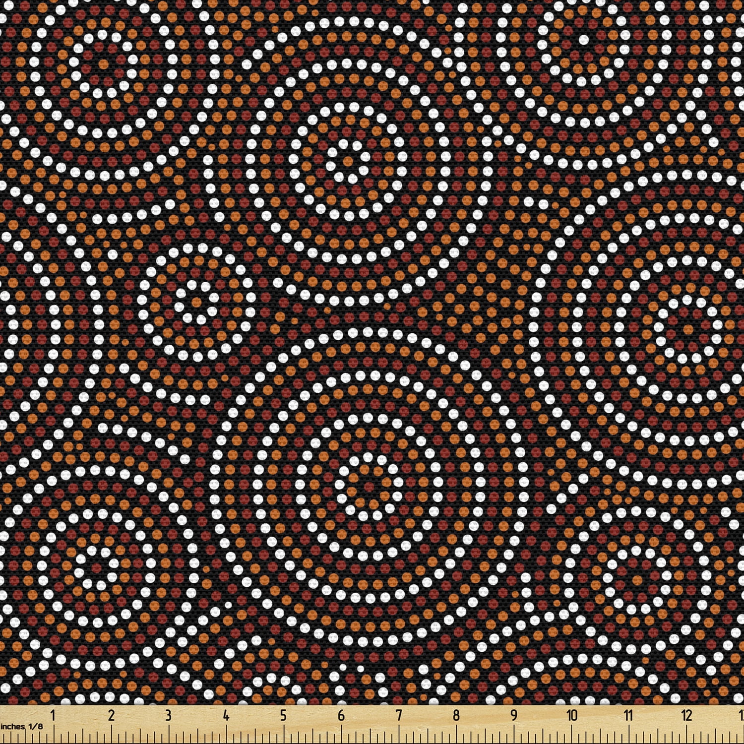 Tribal Upholstery Fabric by the Yard, Traditional Australian Shapes ...