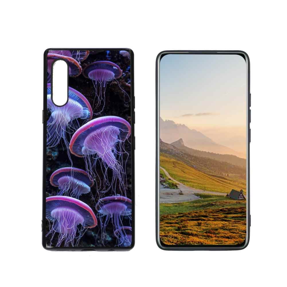 Compatible with LG Velvet 4G Phone Case, Jellyfish-16 Case Silicone ...