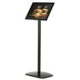 M&T Displays Black 11x17 Pedestal Sign Holder Aluminum Snap Frame ...