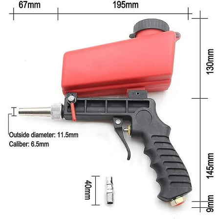 Pneumatic Sandblaster Abrasive Air Sand Blaster Gun Professional ...