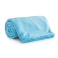 IR Imperial Rooms Soft and Warm Fuzzy Full/Queen Light Blue Fleece ...
