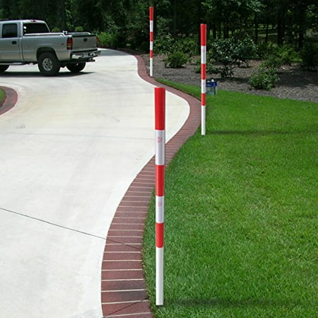 FiberMarker 36inchx1.8inch U-Post Driveway Markers Post Markers Light ...