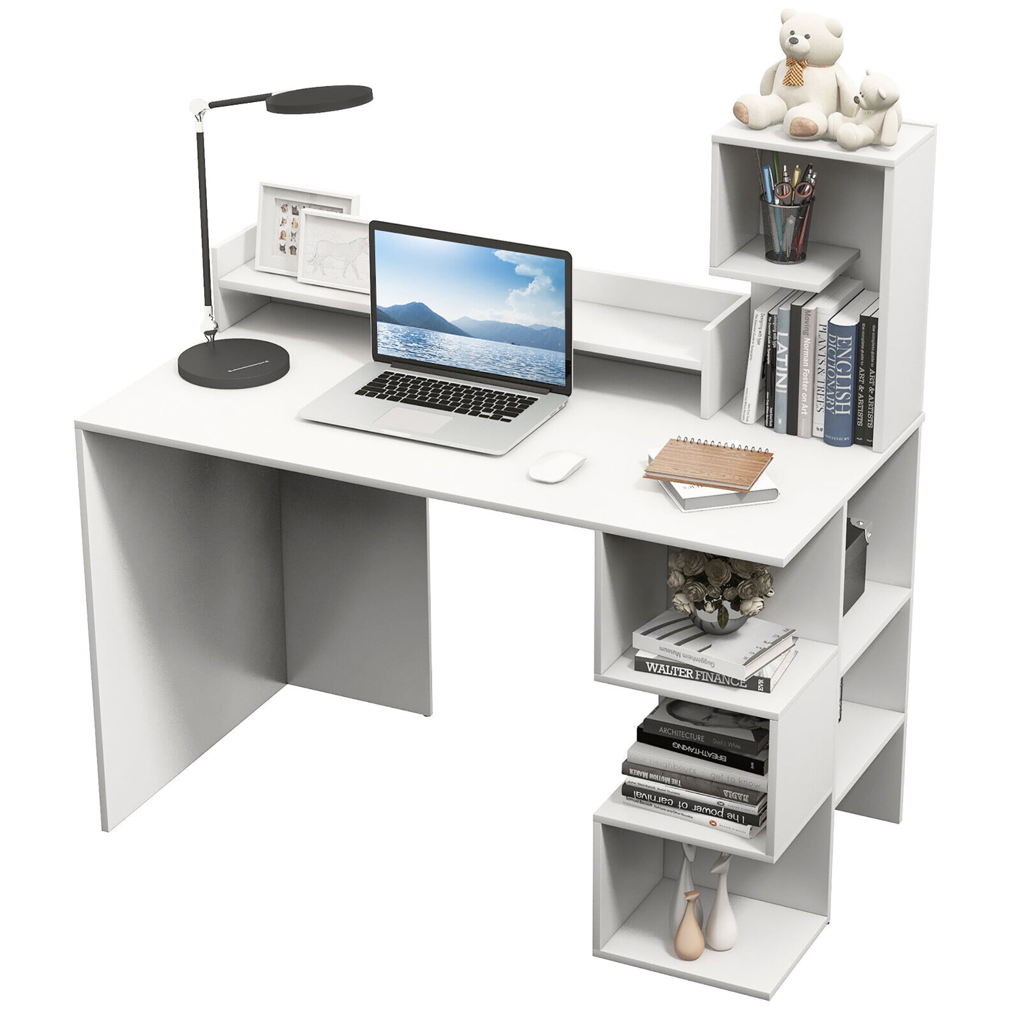 Click here for Gymax 48 Modern Computer Desk Home Office Workstat... prices