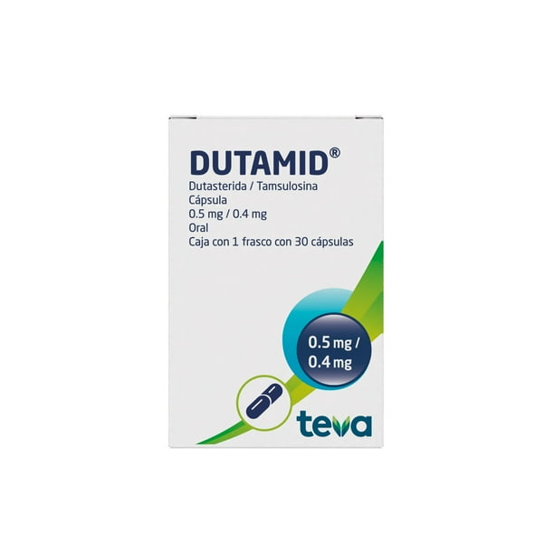 Dutamid 0.5Mg/ 0.4Mg 30 Caps | Walmart en línea