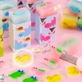 32/36 Pcs Fruit Erasers Aesthetic Erasers Lovely Animal Pencil Erasers ...