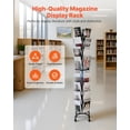 360 ° Rotating 32-Pocket Greeting Card Display Rack with Sign Holder ...