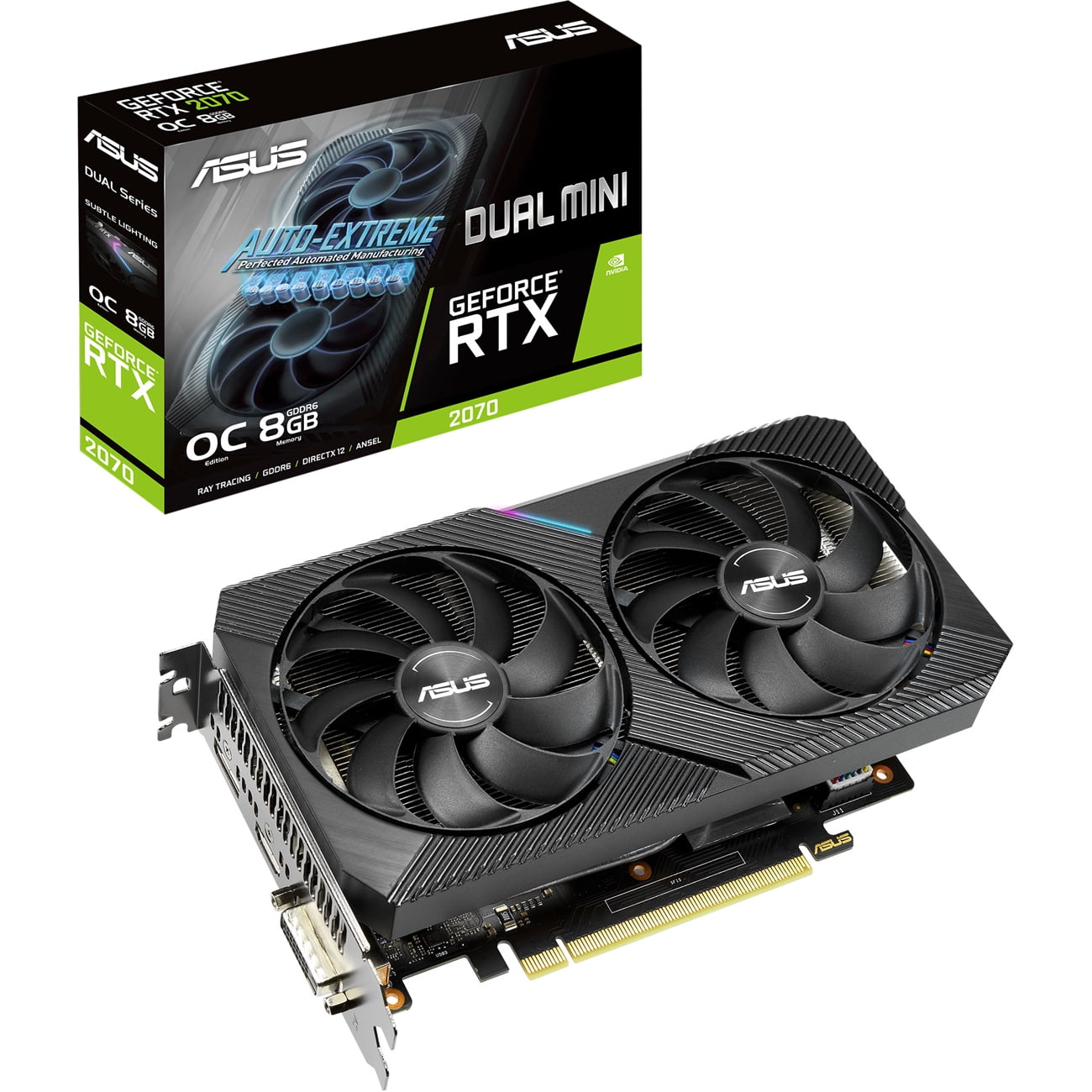 Asus Dual GeForce RTX 2070 MINI OC Edition Graphic Card - Walmart.com
