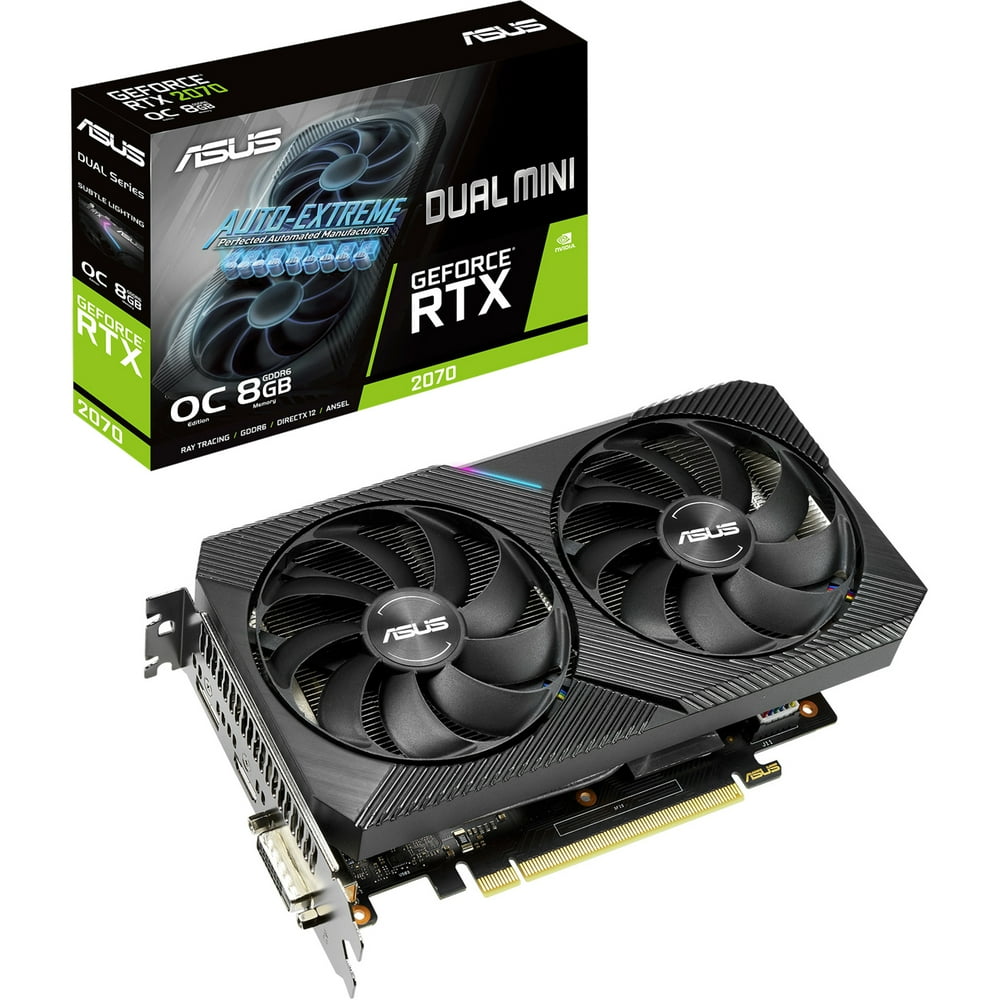 Asus Dual GeForce RTX 2070 MINI OC Edition Graphic Card - Walmart.com ...