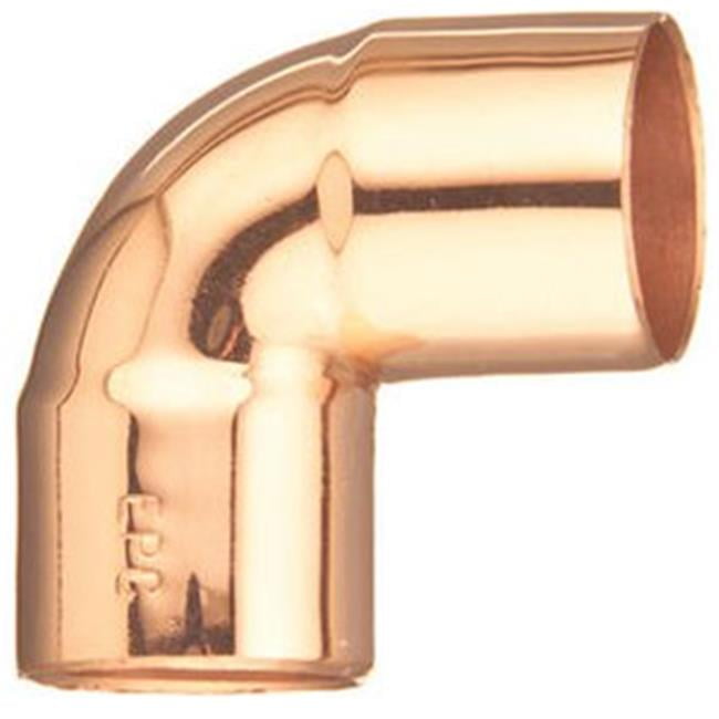B & K Industries W01622P25 0.5 in. 90 deg Copper Elbow - Pack of 25 ...