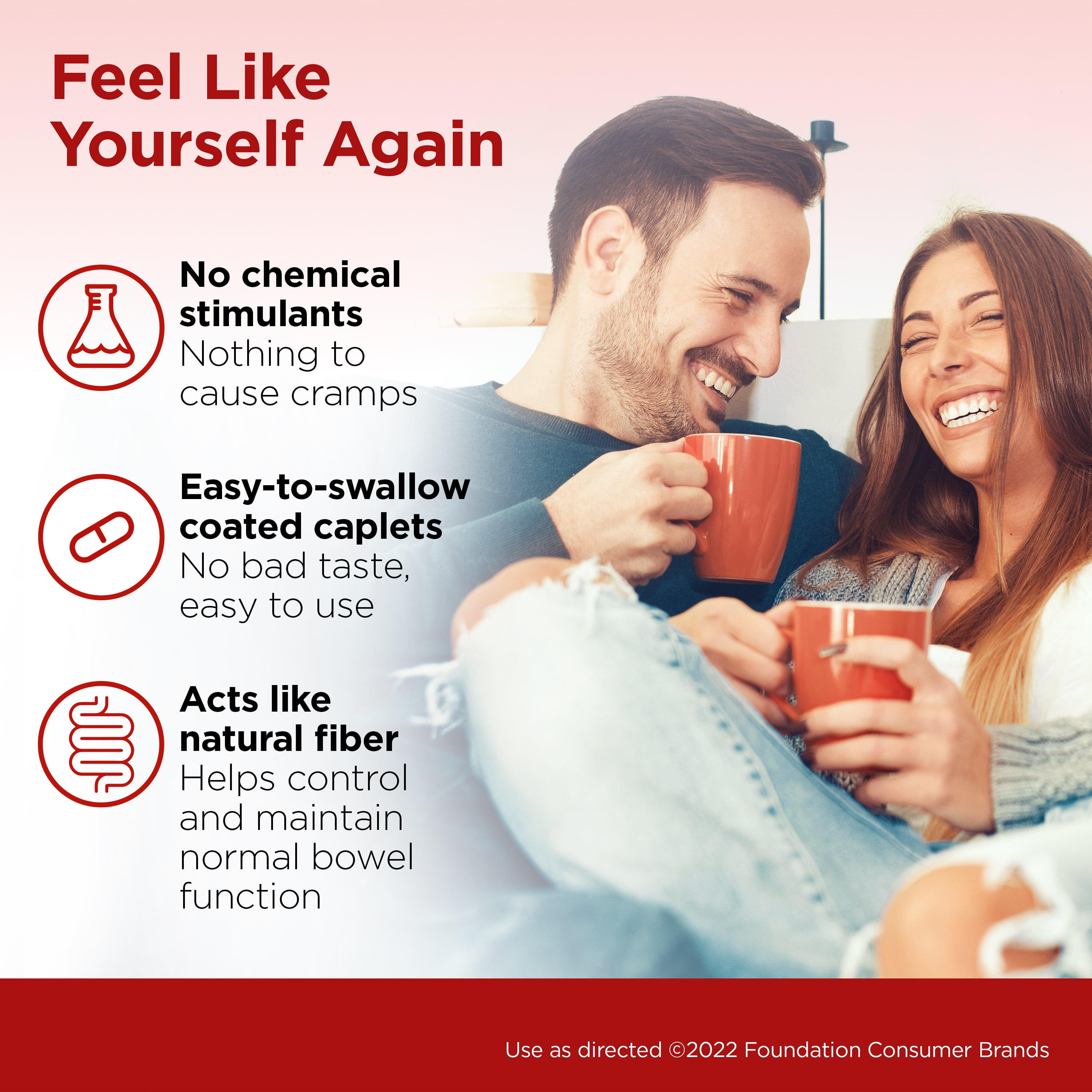 Fibercon Fiber Therapy for Regularity (Calcium Polycarbophil) Caplets ...