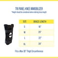 Brace Direct Tri Panel Knee Immobilizer - Advanced Post-Op & Ligament ...