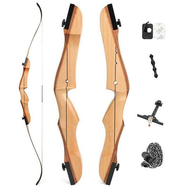 Archery 14-40LBS AME Polaris Recurve Bow Take Down Bow Set For Adults ...