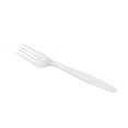 Karat Heavy Duty Plastic Forks, Individually Wrapped, White, Disposable ...