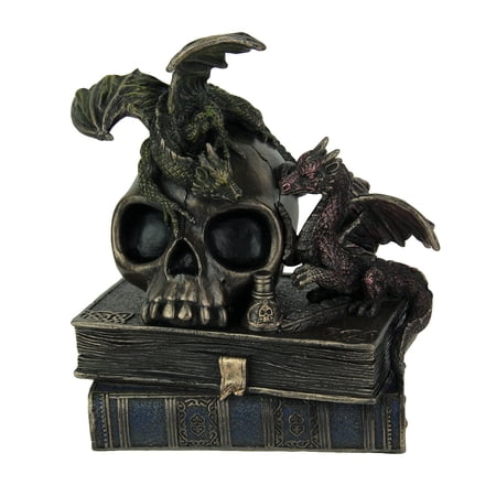 Dragons and Skull on a Stack of Books Statue | Walmart Canada